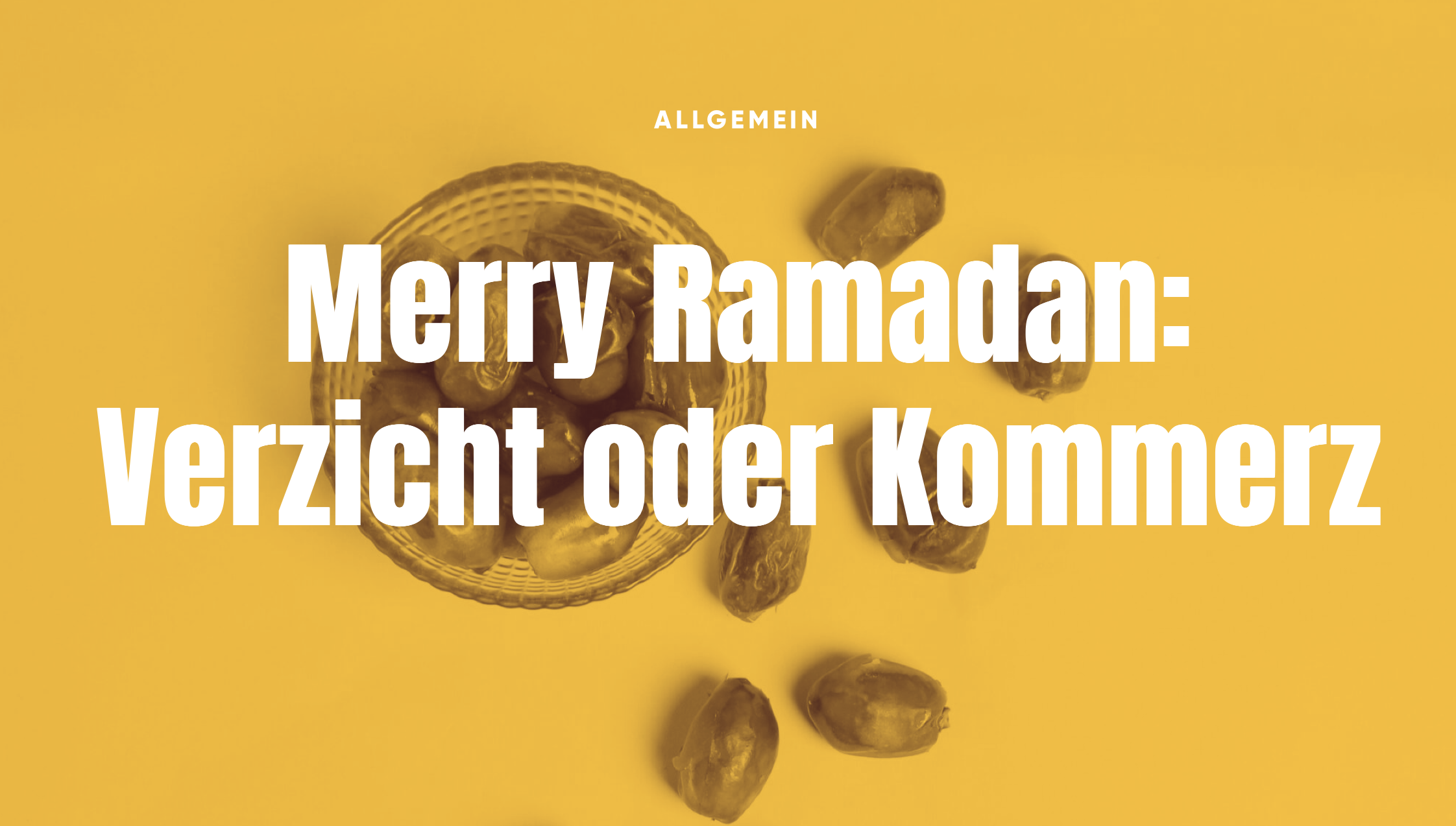 Merry Ramadan: - renk.Magazin
